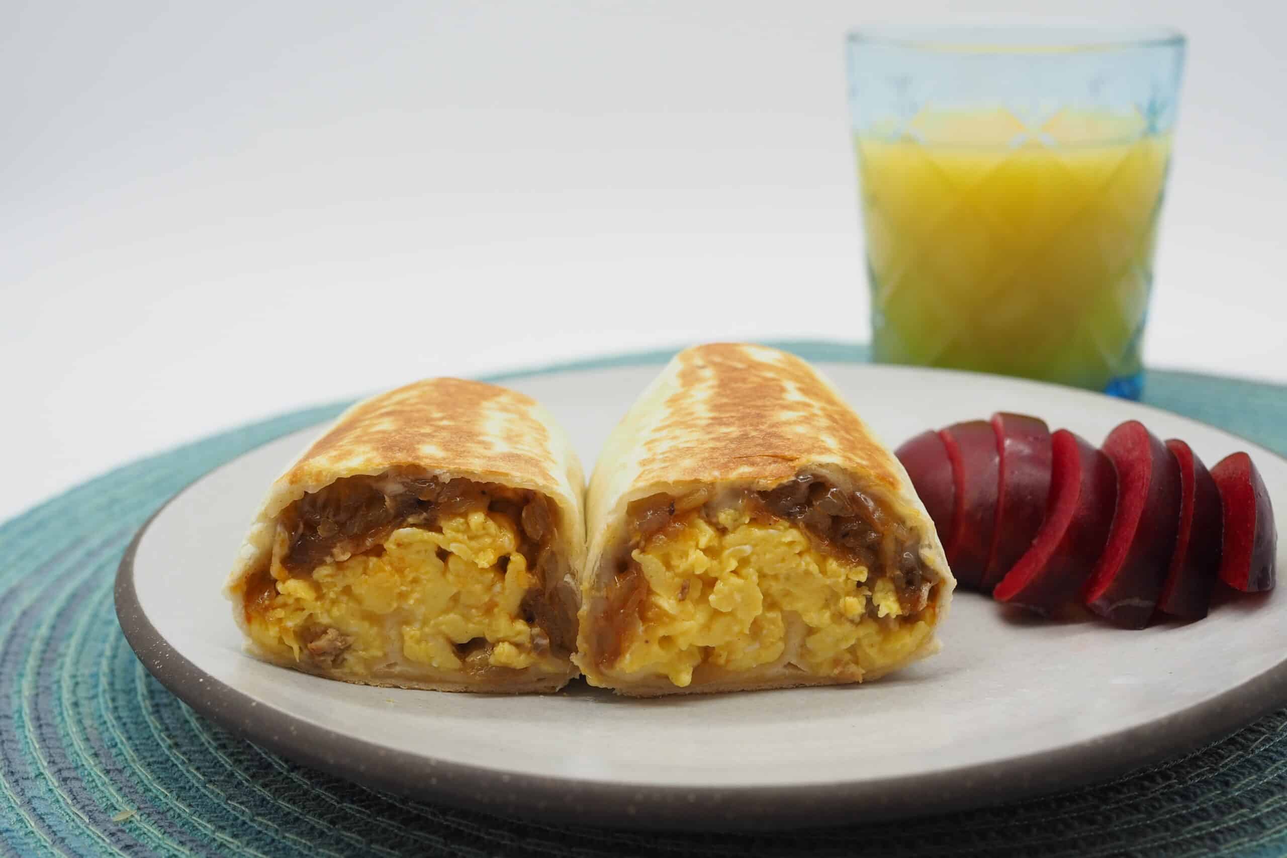 Hash Brown Breakfast Wrap - Divine Dish