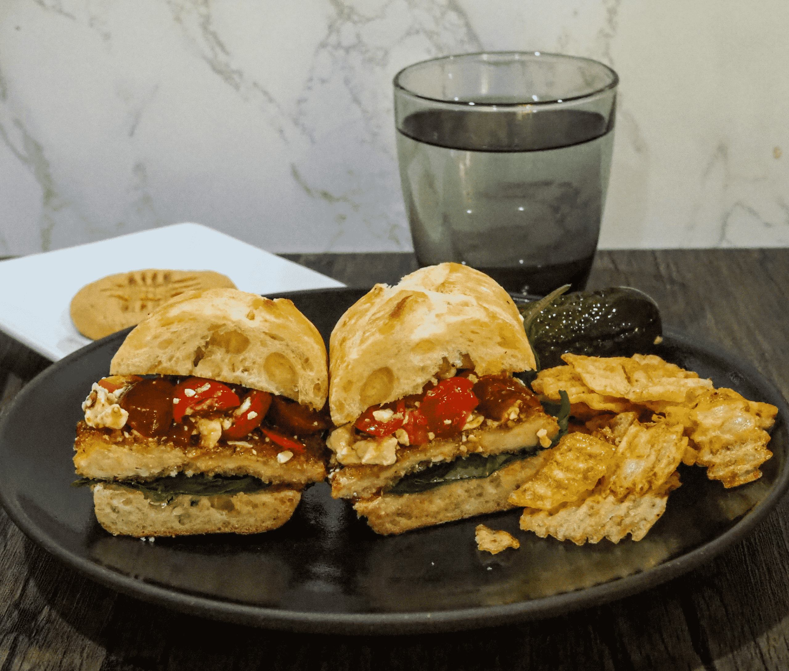 Bruschetta Chicken Sandwich - Divine Dish