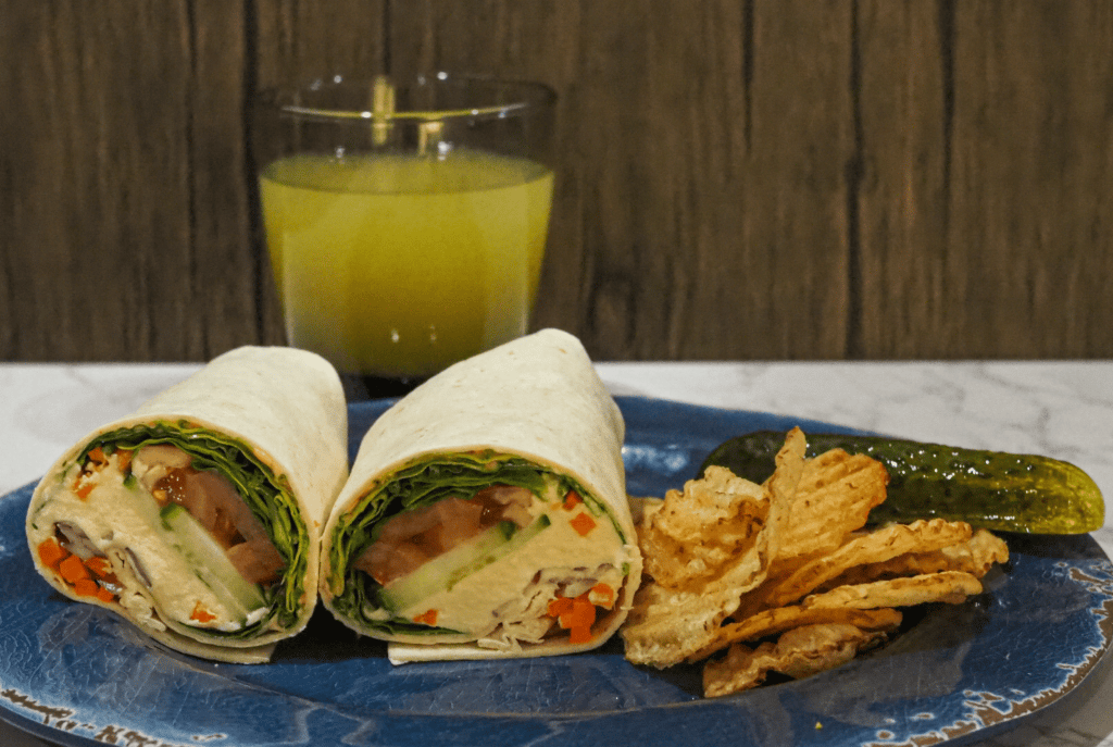 Vegetable Wrap - Divine Dish