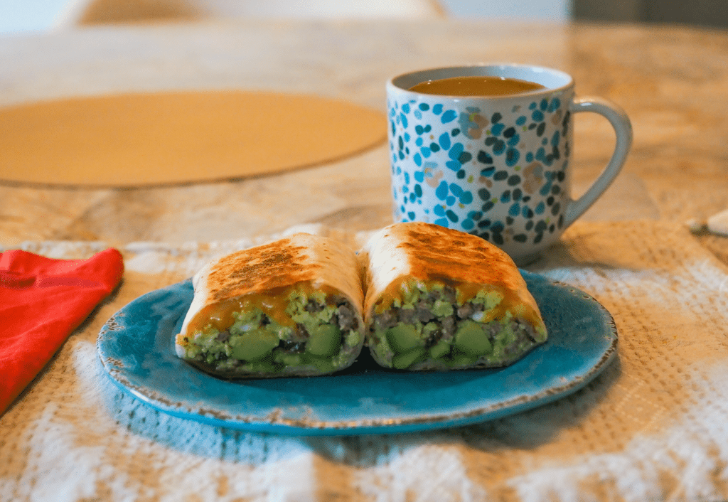 Bodega Breakfast Burrito - Divine Dish