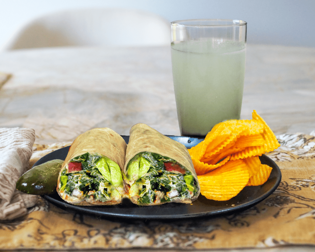 Spicy Kale Wraps - Divine Dish